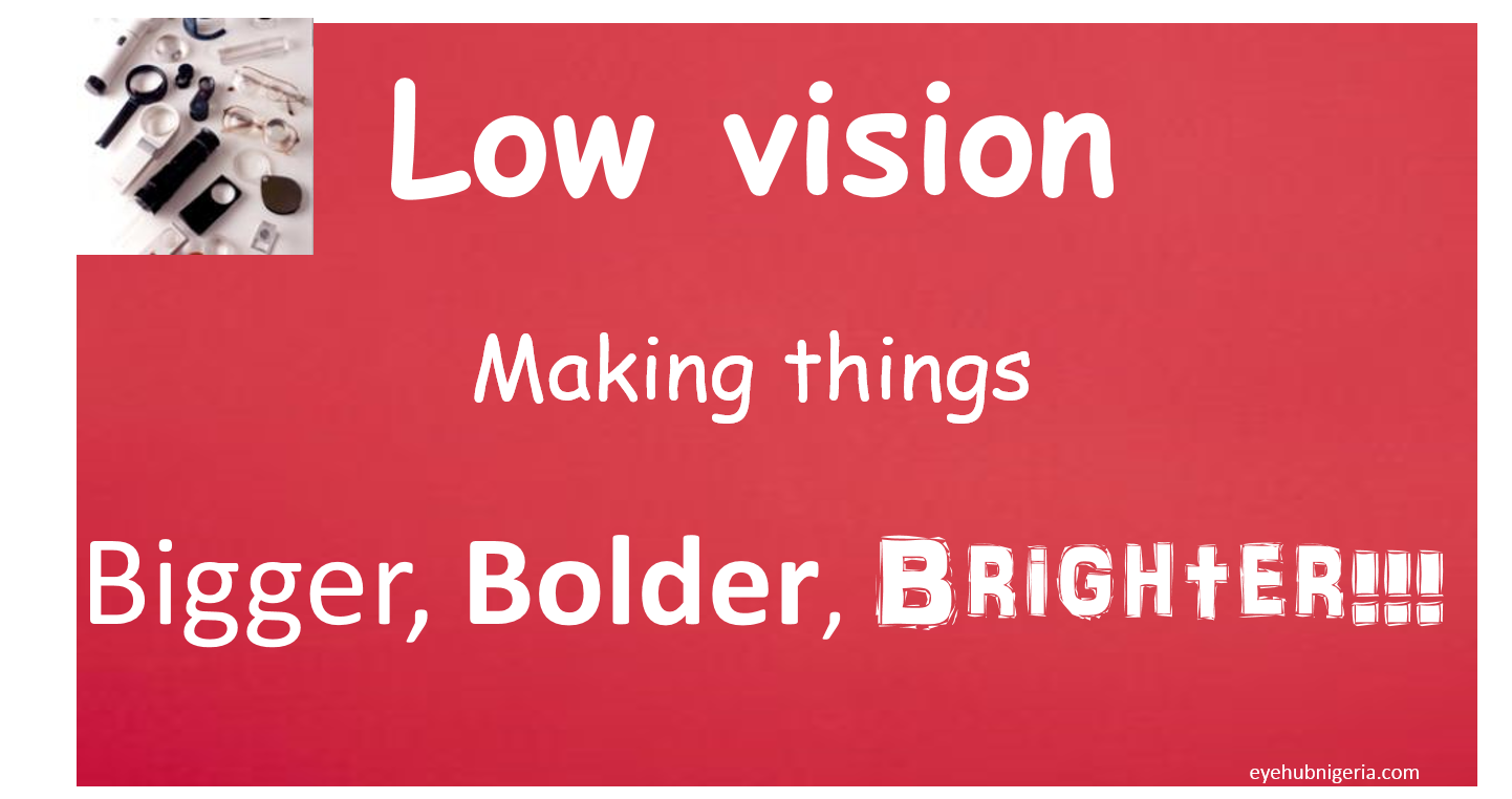 Maximizing vision with low vision care - Eyehub Nigeria Initiative